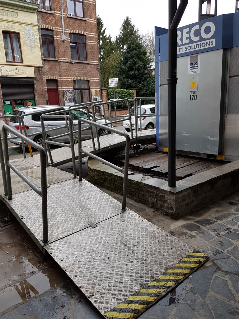 Temporary Passenger Lift for Orion Dynamics in Brussels-Ixelles