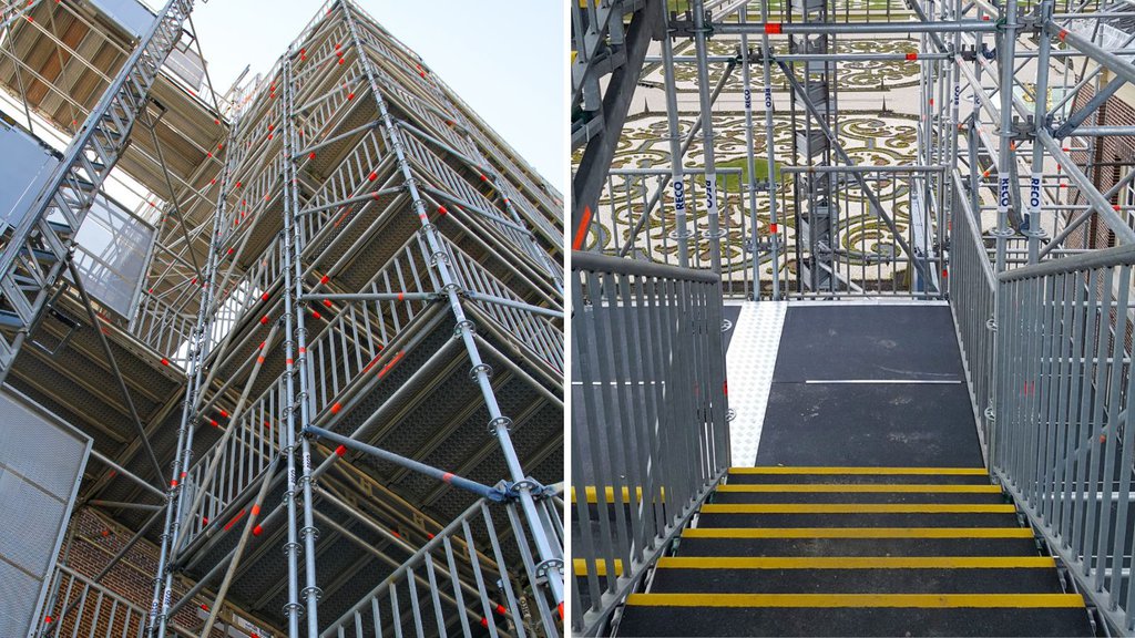 Temporary stairs | Bespoke staircase hire & temporary passenger lifts