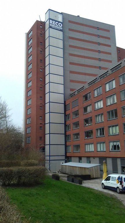 First delivery RECO 2.0 temporary passenger lift according to new standards