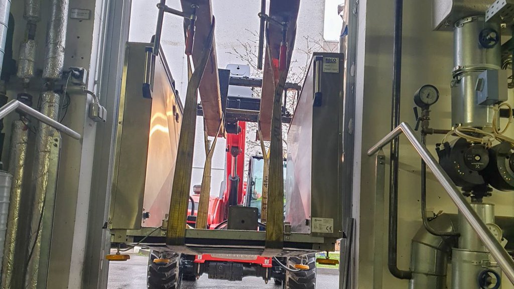 Temporary Wheelchair Lift 1m with staircase