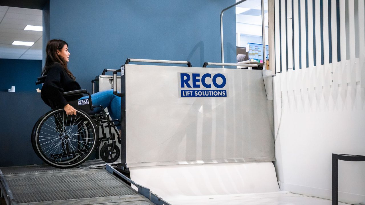 Disabled Platform Lift for external wheelchair access